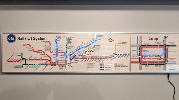 Vonmule's Metro Map Uses a Raspberry Pi, Python, and a Lot of Wires to ...