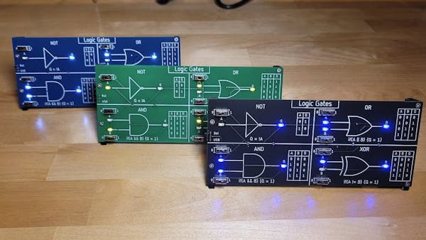 Tyler Jacobs' Logic Gate Display Is a Desk Toy for Learning the Basic Building Blocks of ...