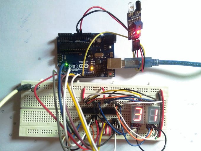 Object counter with IR sensor - Arduino Project Hub