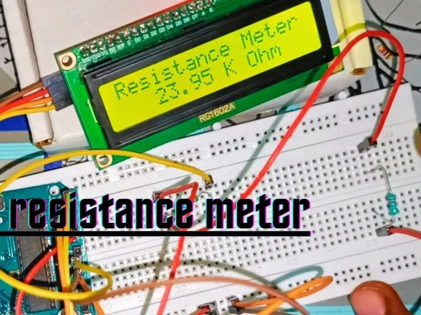 Making ohm meter using Arduino and 16*2 LCD - Hackster.io