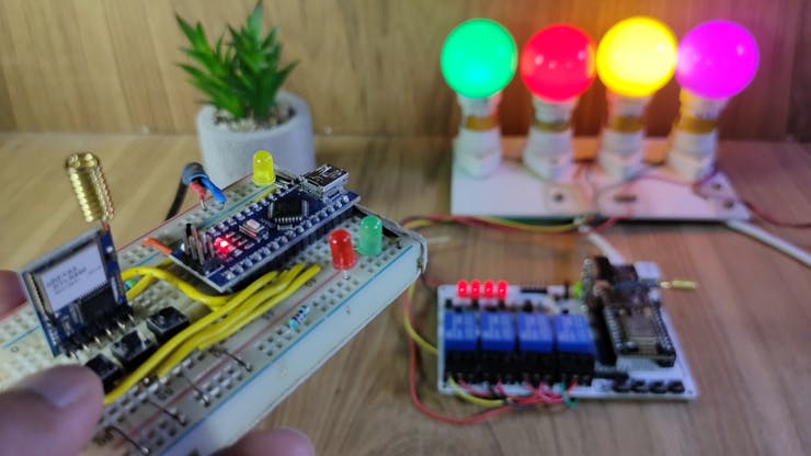 Lora Project With Esp8266 Arduino Control Relay Details