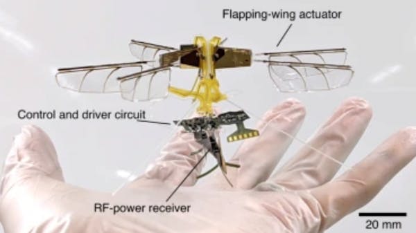 No-Contact, Wireless Charging Aerial Insect Bot Created by Toyota R&D ...