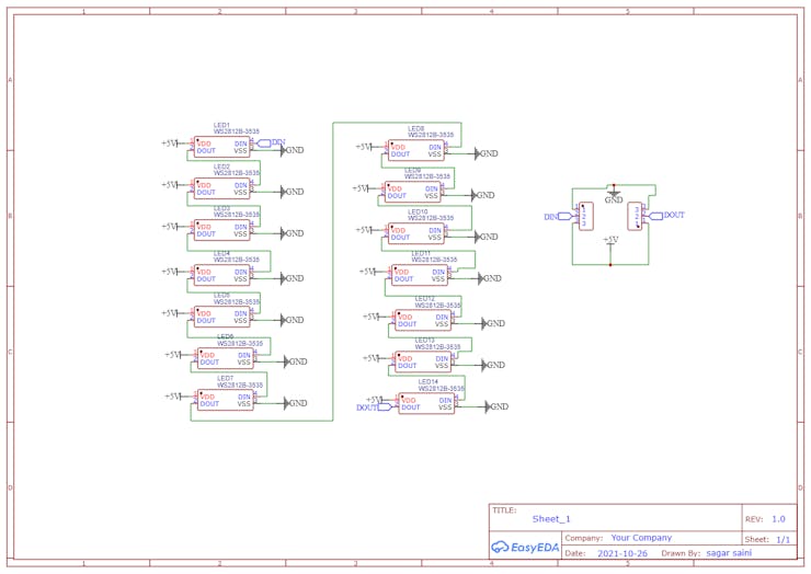 RGB 7 Segment display using Neo pixel led | Hackaday.io