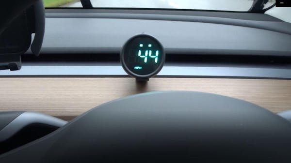 Tesla Model 3 Center-Steering Wheel Speedometer - Hackster.io