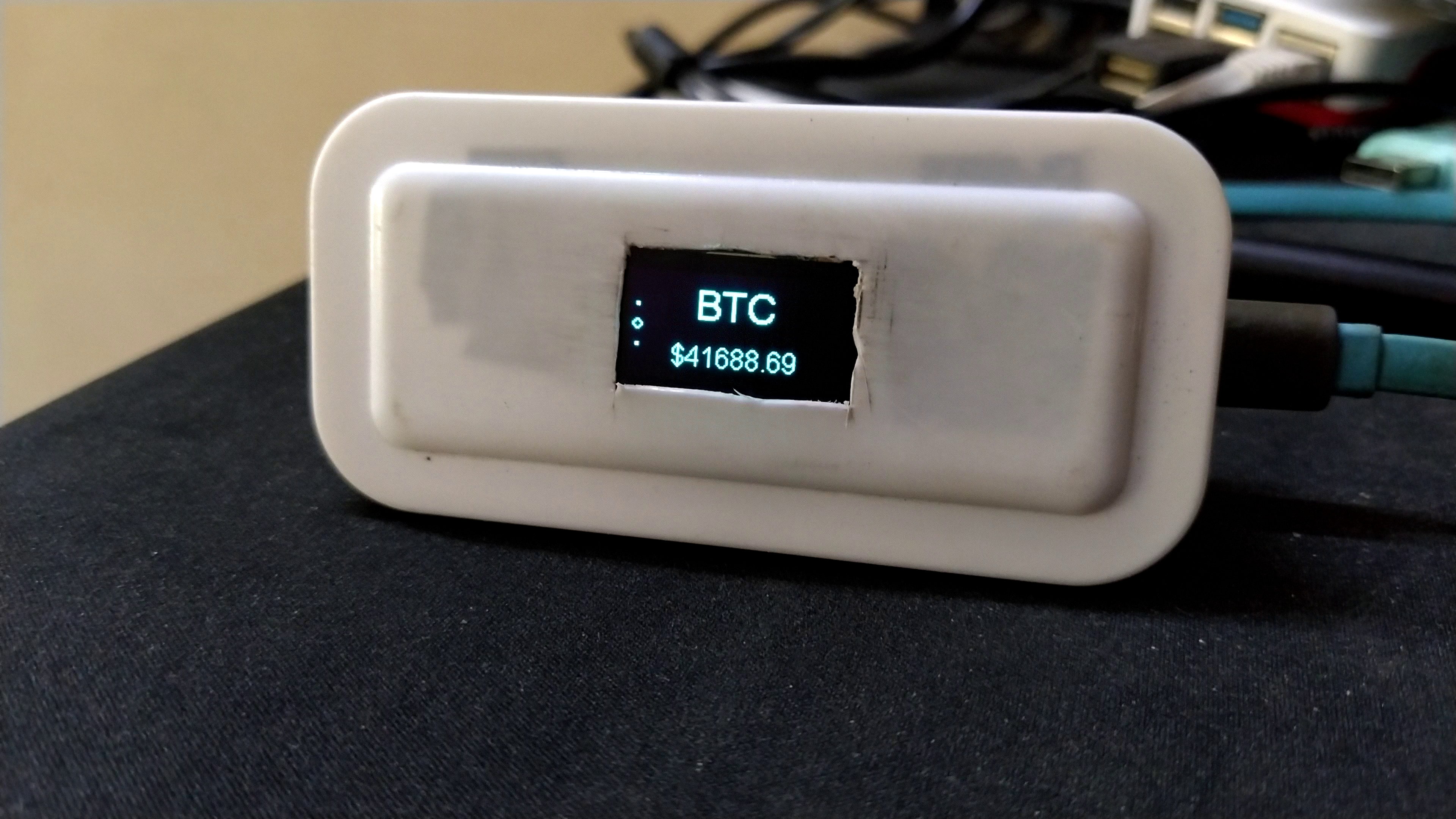 Live Desktop Crypto Ticker - Hackster.io