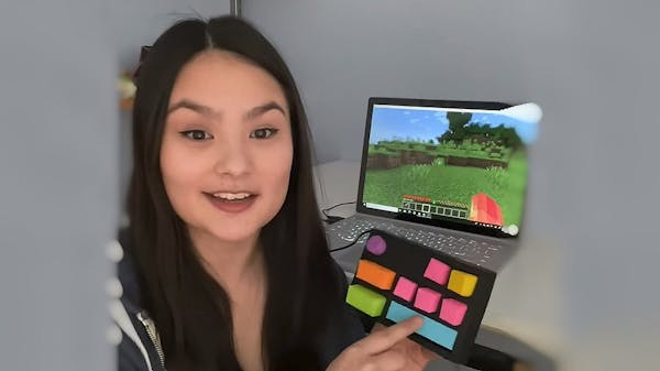 These Functional Origami Paper Buttons Drive Minecraft via an Arduino-Compatible Microcontroller ...