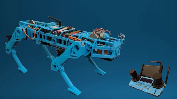 LOTP Robot Dog Is a Modular Quadruped Robotic Vehicle That Can Be Enhanced Over Time - Hackster.io