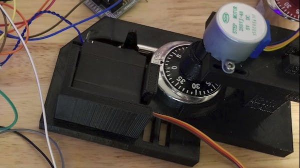 Carter Minear's "Lock Decombinator" Pops Master Locks with a Couple of Motors and an Arduino ...
