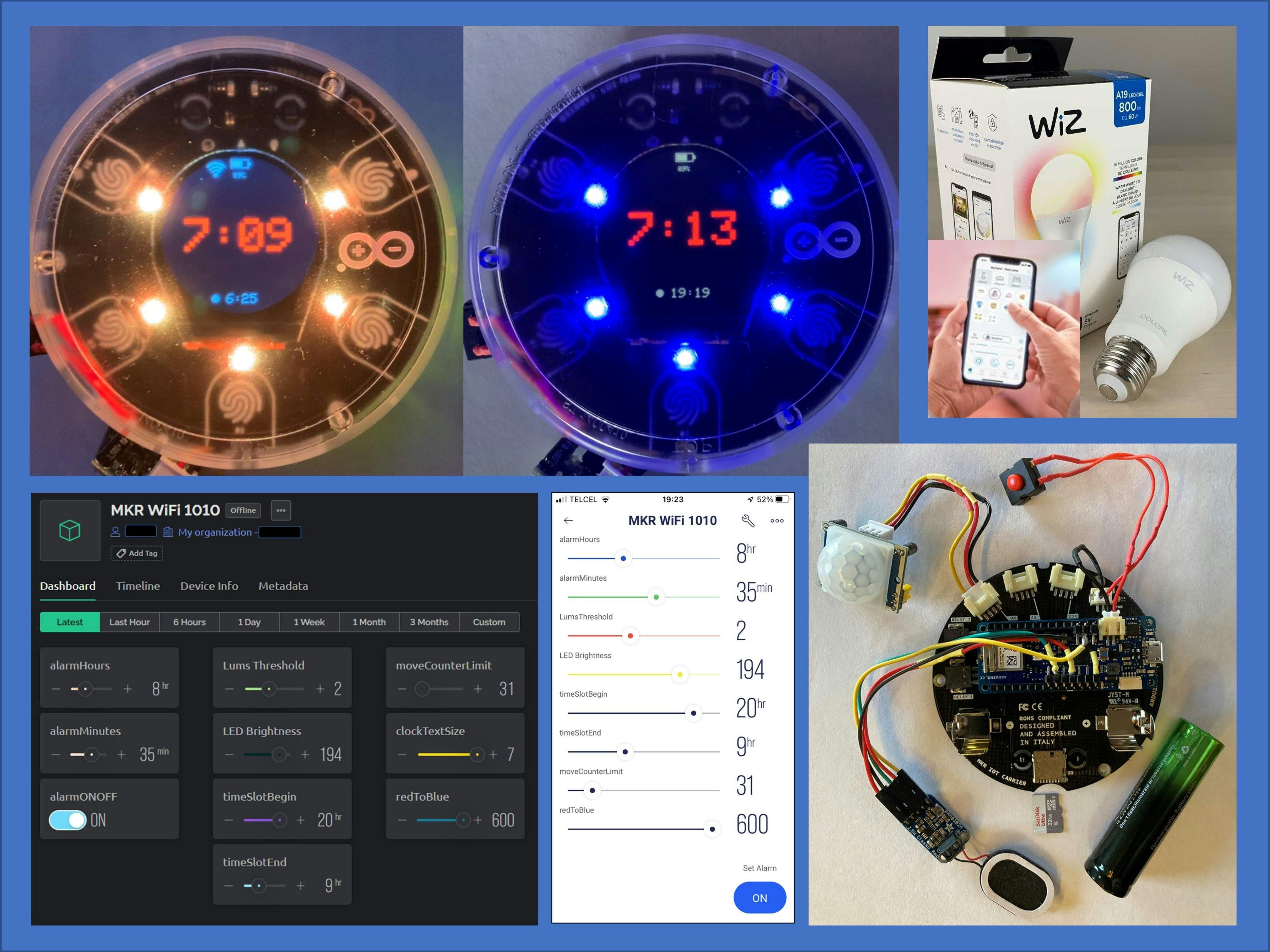Smart Night Light & Alarm Clock - Hackster.io