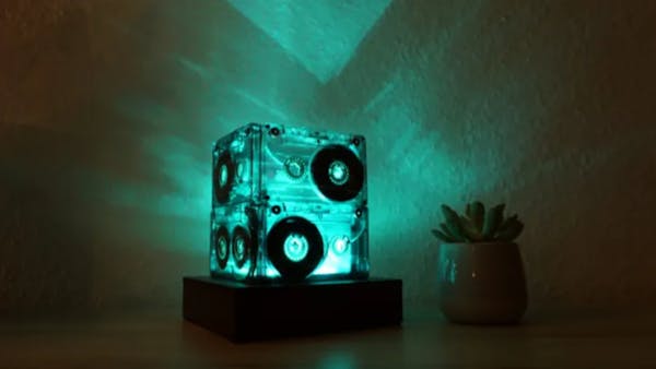A Beautiful Cassette Tape Lamp That Provides Notifications - Hackster.io