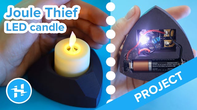 🛠 "Joule Candle:" Joule Thief LED Tea Light Adapter - Hackster.io