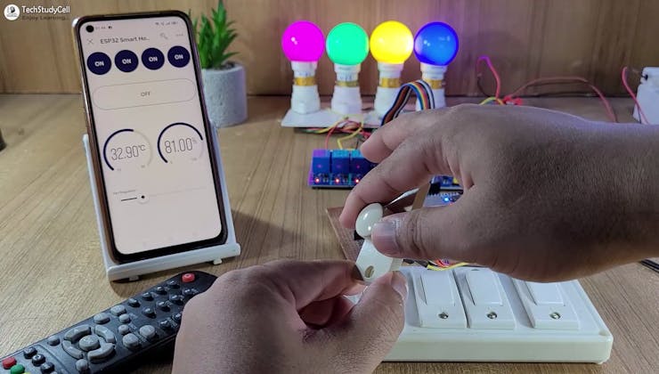 Iot Project Using Esp32 Blynk With Fan Speed Control Dfrobot Maker Community