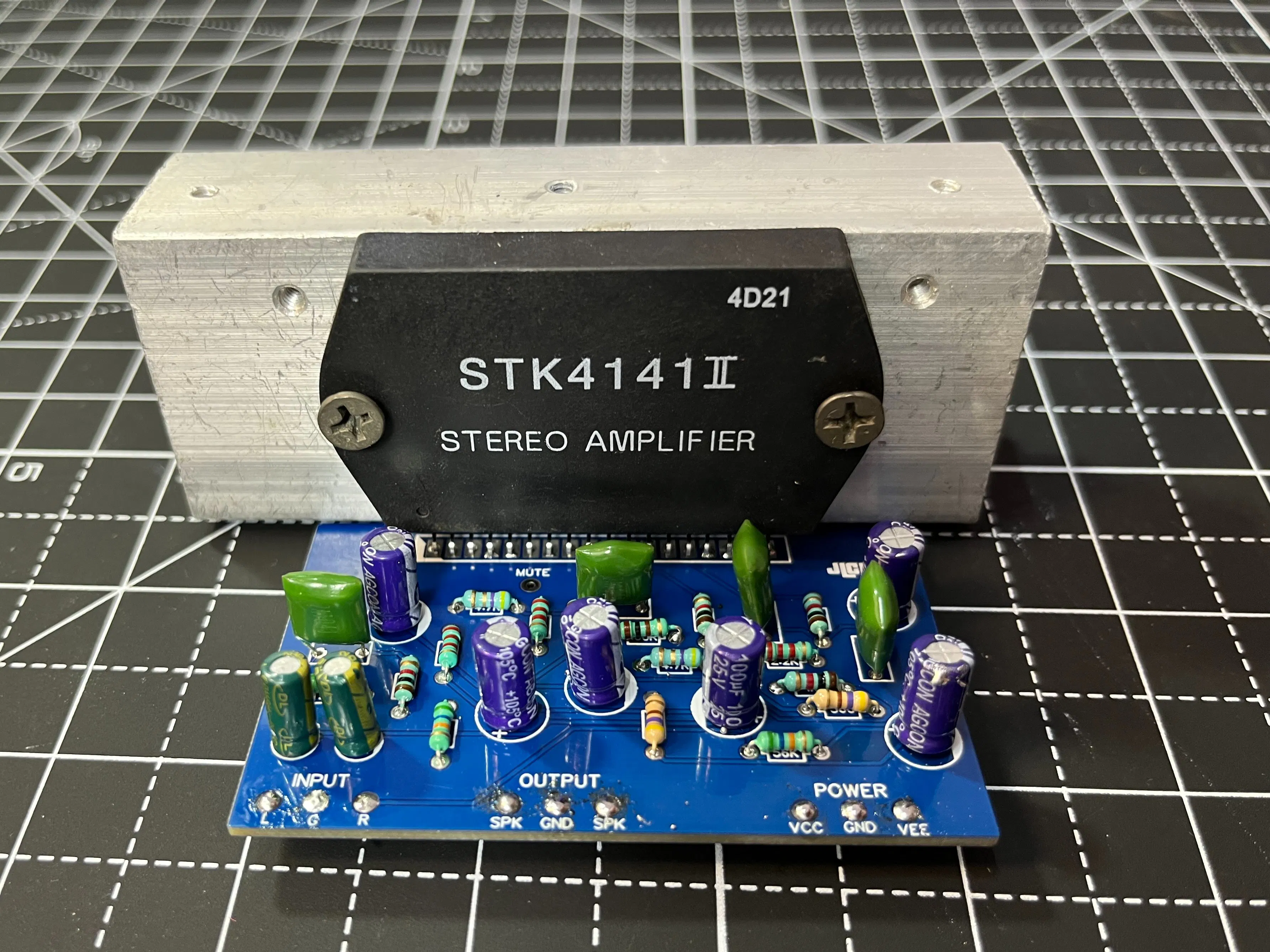 STK4141 Amplifier is hidden GOLD - Hackster.io