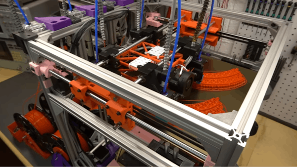 Quad-Head 3D Printer Pumps Out Four Parts at Ounce - Hackster.io