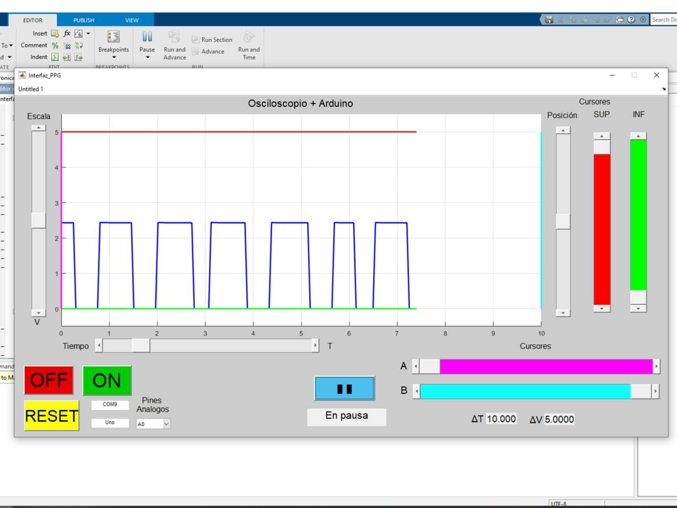 Osciloscope MATLAB + ARDUINO - Hackster.io Osciloscope MATLAB + ARDUINO - Hackster.io