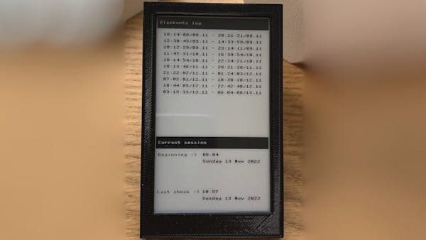 Dmytro Panin's Blackout Monitor Uses an ePaper Display to Log, Predict ...