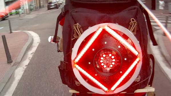 Backpack Brake Light and Turn Signal - Hackster.io