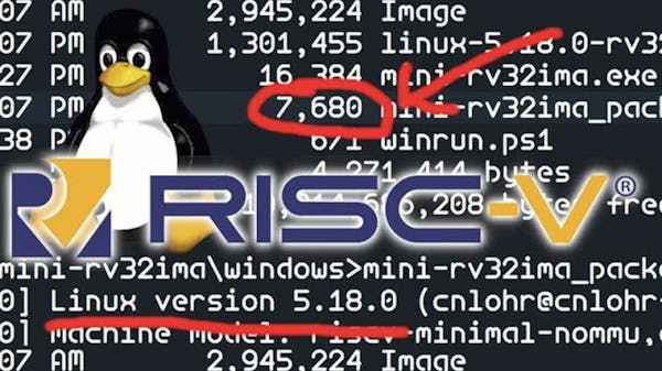 Charles Lohr's Linux-Capable Really Tiny RISC-V Emulator Exists in a Single 400-Line C Header ...