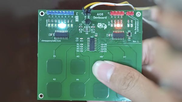 The Sleepy Pony AI08 Devboard Provides a Handy Platform for Capacitive Touch Sensor ...