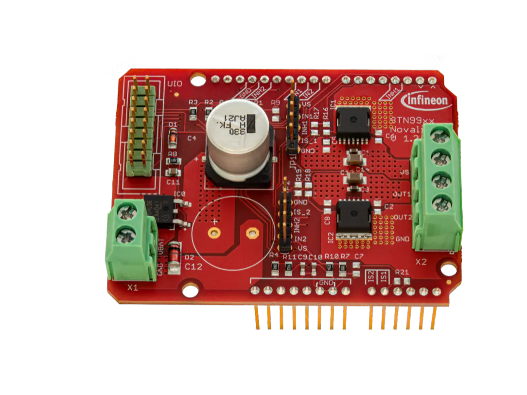 DC Motor Control shield for Arduino: BTN 99x0 - Hackster.io