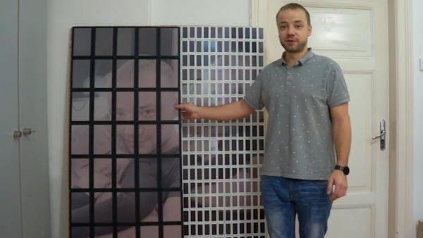 Person-Size ePaper Wall Art Using E Ink Price Tags - Hackster.io