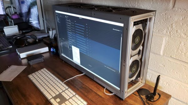 Newcompute's New Computer Turns a 4k Monitor Into the Side Panel of a ...