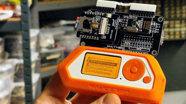 Erwin Ried's Mayhem Hat Gives the Flipper Zero Wi-Fi, Bluetooth Capabilities — and a Camera ...