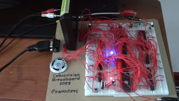 Óscar Toledo Gutiérrez's Breadboard Games Console Brings Back the Classic ColecoVision - Hackster.io
