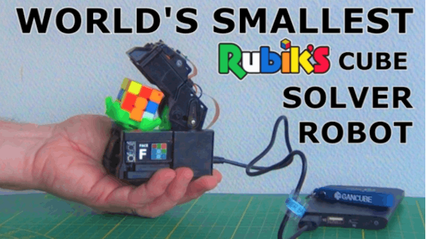 The World's Smallest Rubik's Cube-Solving Robot - Hackster.io