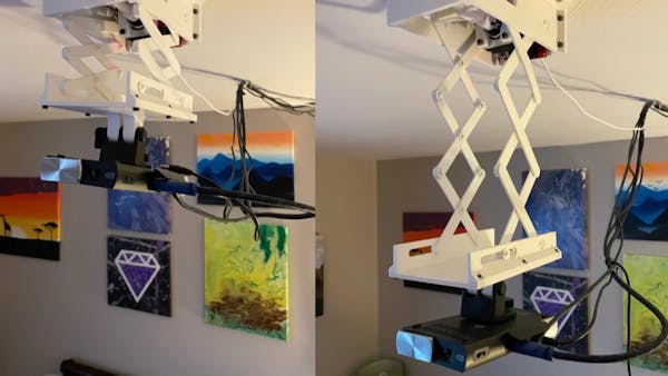Build Your Own Home Theater Projector Lift - Hackster.io