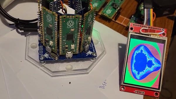 Derek Woodroffes Picocray Turns Raspberry Pi Pico Boards Into A Distributed Supercomputer Of
