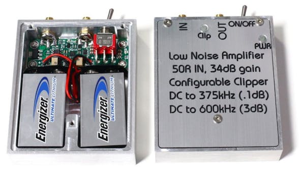 This Low Noise Amplifier Helps Spectrum Analyzers Measure Signals ...