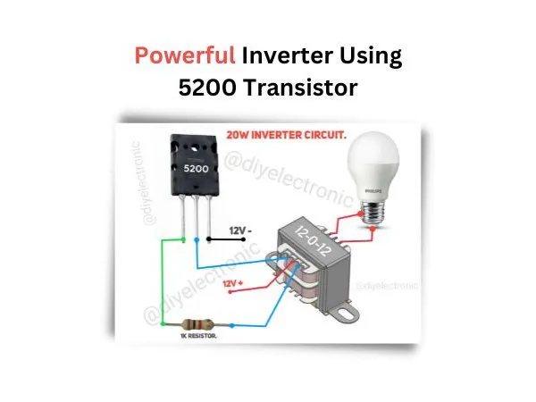 How to Build an Powerful Inverter Using 5200 Transistor - Hackster.io
