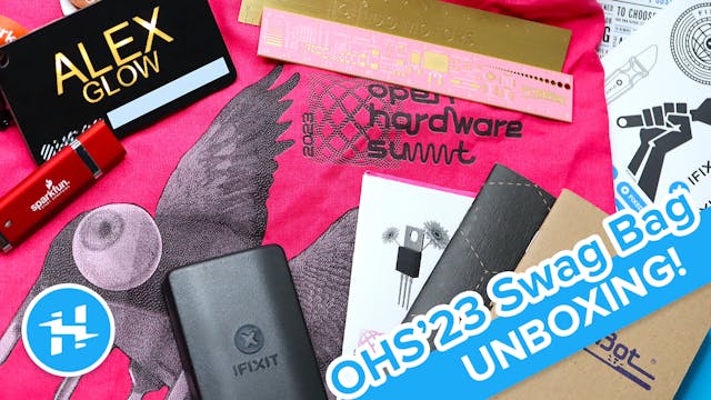 🔍 Open Hardware Summit '23 Swag Bag // Unboxing - Hackster.io