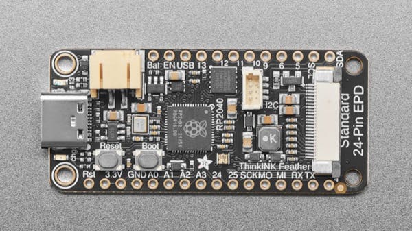 Adafruit's RP2040 Feather ThinkInk Aims to Make ePaper Projects Easier ...