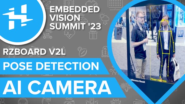 🛠 RZBoard V2L Demo: Embedded ML Pose Estimation // EVS '23 - Hackster.io
