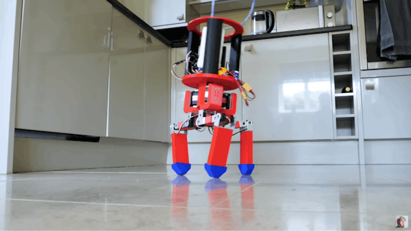 Watch James Bruton Experiment with Tripedal Robot Locomotion - Hackster.io