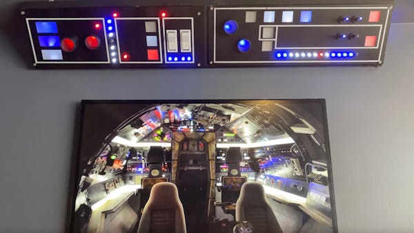 Millennium Falcon-Inspired Control Panel - Hackster.io