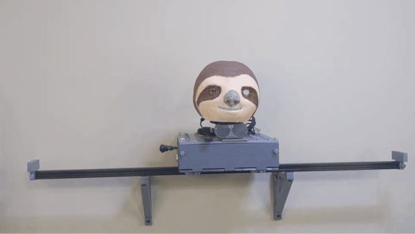 The Amazing Sliding Robotic Sloth Secretary - Hackster.io