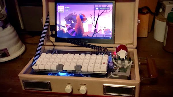 The Crosberry Pi Upcycles a "Mediocre Record Player" Into a Portable Raspberry Pi-Powered Media ...