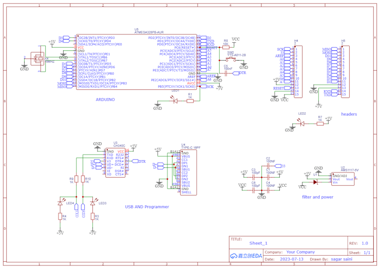 I Made An Arduino Nano Clone Board Share Project Pcbway