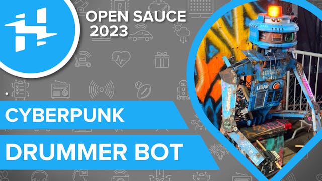 🥁 "LIDAR" Drummer Bot by Bailey Ambrose // Open Sauce '23 - Hackster.io