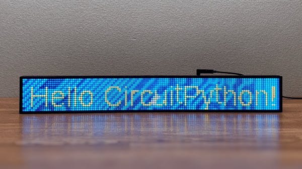 Melissa LeBlanc-Williams' CircuitPython Message Board Has Smooth Matrix Portal S3-Powered ...