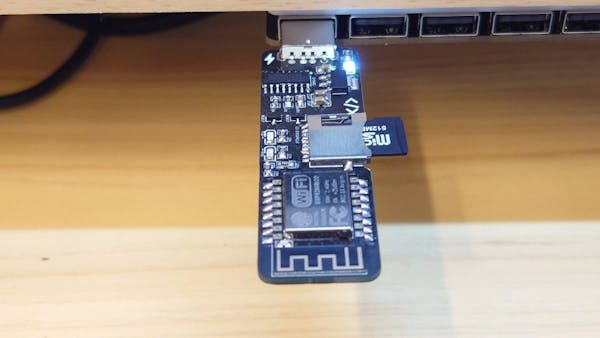 The Instant WebStick Is a Tiny MicroSD-Based ESP8266 NAS for Low-Power Media Streaming and More ...