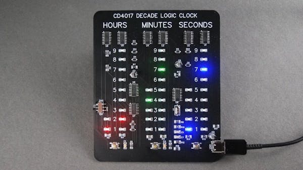 Ian Dunn's Decade Logic Clock Is a Kit Aimed at Demystifying Surface ...