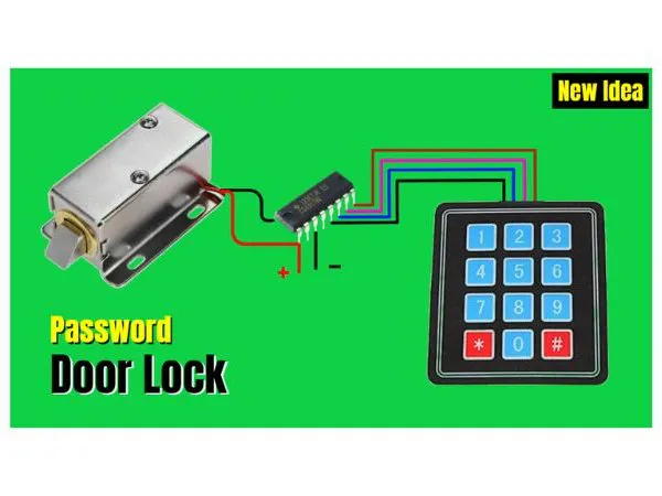 Password door lock circuit using 4017 - Hackster.io