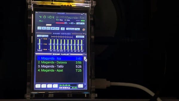 AudioWanderer Puts Llamas on Notice with a Raspberry Pi-Powered Physical Winamp-Themed MP3 ...