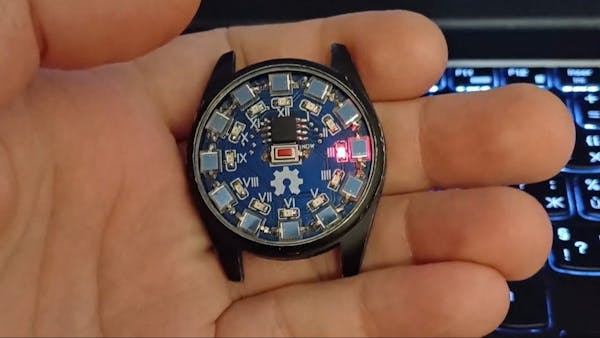 "Perpetual" Wristwatch Displays Time with LEDs But Never Needs to Be Plugged In - Hackster.io