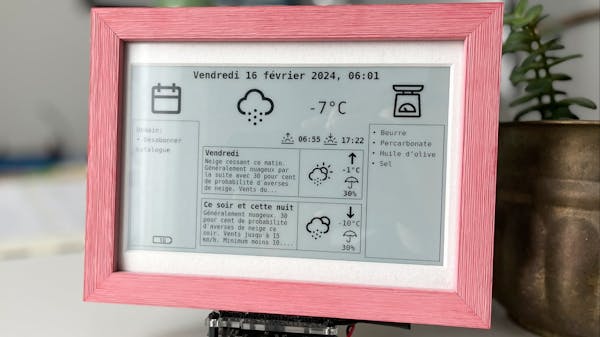 DailyPi Is a Simple E Ink Home Dashboard - Hackster.io