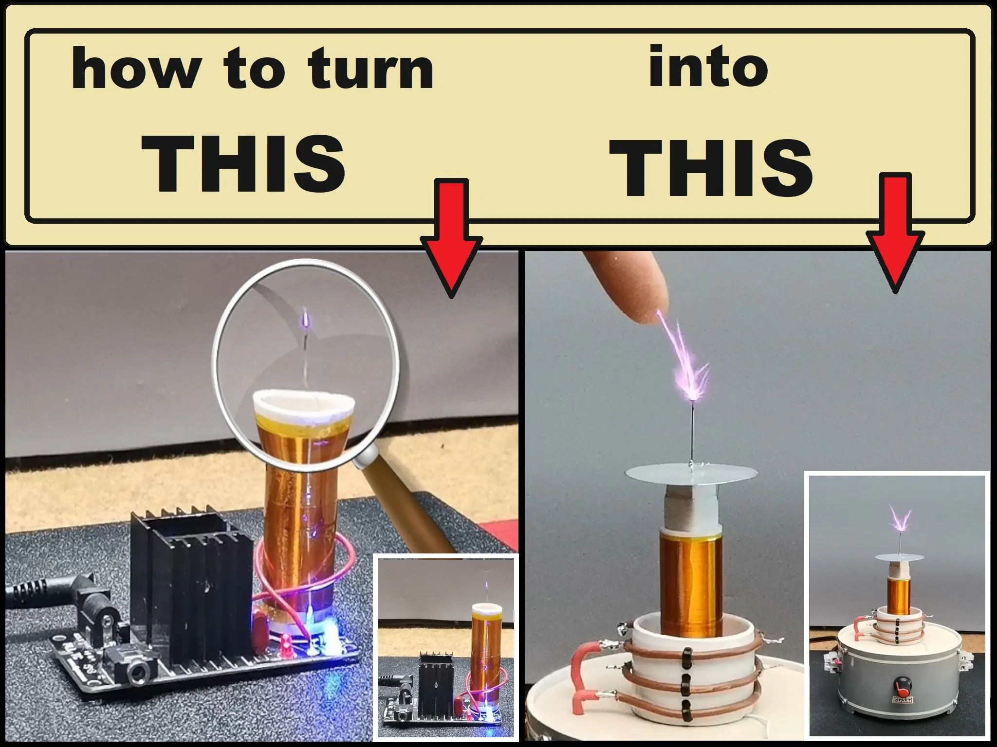 Mini Tesla Coil from Aliexpress into a Real Powerful SSTC - Hackster.io